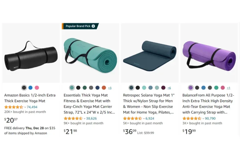Review Analysis of Amazon’s Hottest Selling Yoga Mats in the US