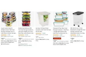 Review Analysis of Amazon’s Hottest Selling Food Storage Containers in ...