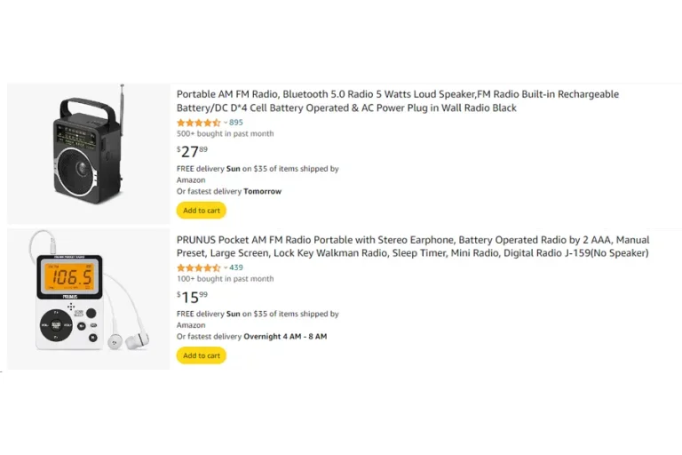 Review Analysis of Amazon’s Hottest Selling Portable Radios in the US