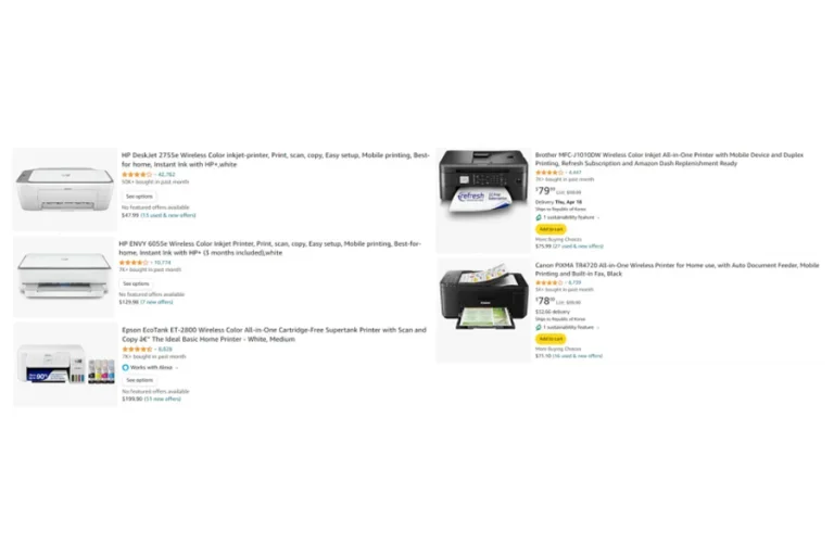 Review Analysis of Amazon’s Hottest Selling Inkjet Printers in the US