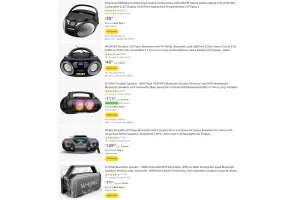 Review Analysis of Amazon’s Hottest Selling Boomboxes in the US