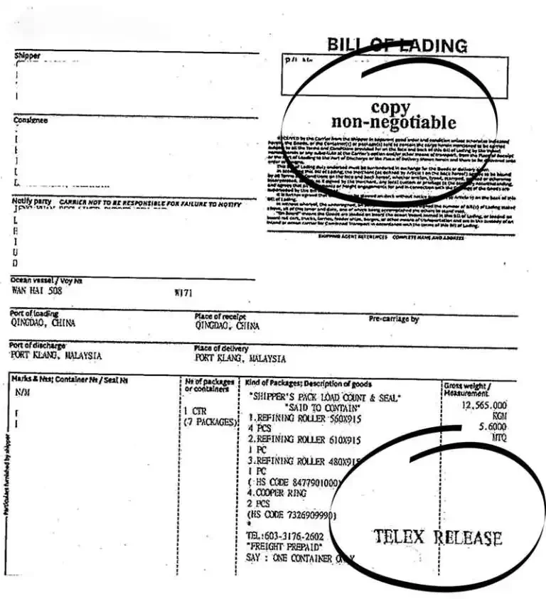 Penjelasan Rilis Telex: Sederhanakan Pengiriman Kargo Anda