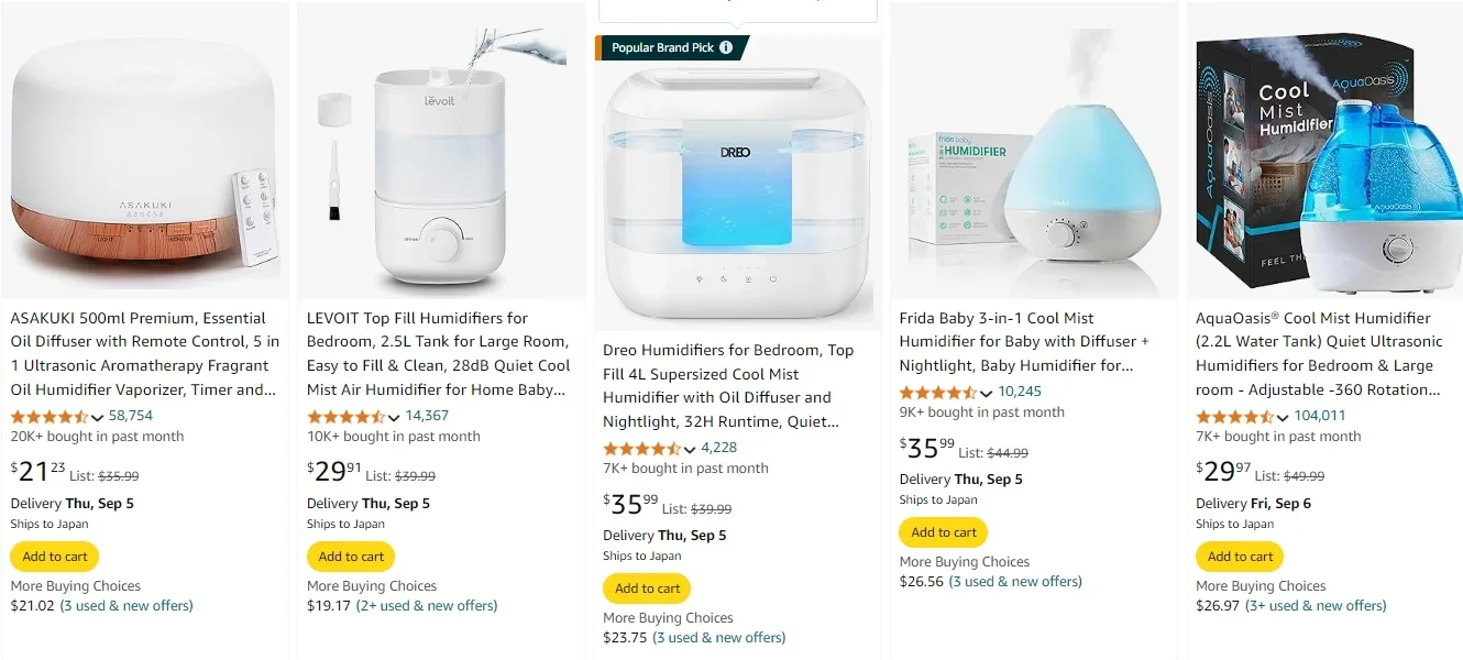 Review Analysis of Amazon’s Hottest Selling Humidifiers in the US ...