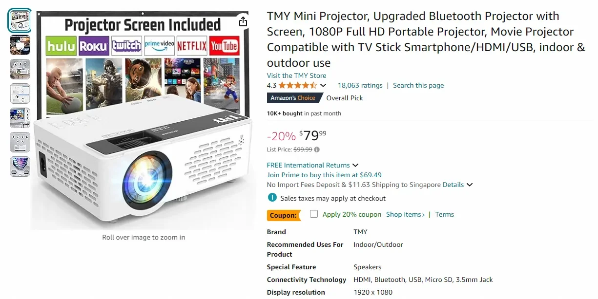 Review Analysis of Amazon’s Hottest Selling Projectors in the USA