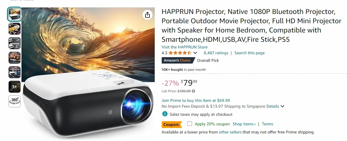 Review Analysis of Amazon’s Hottest Selling Projectors in the USA