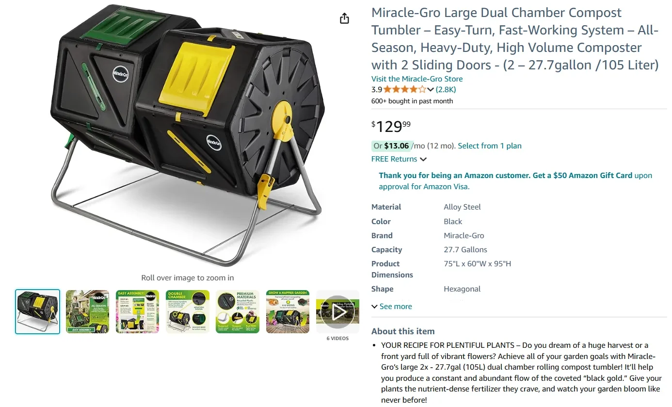 Review Analysis of Amazon’s Hottest Selling Compost Making Machines in ...