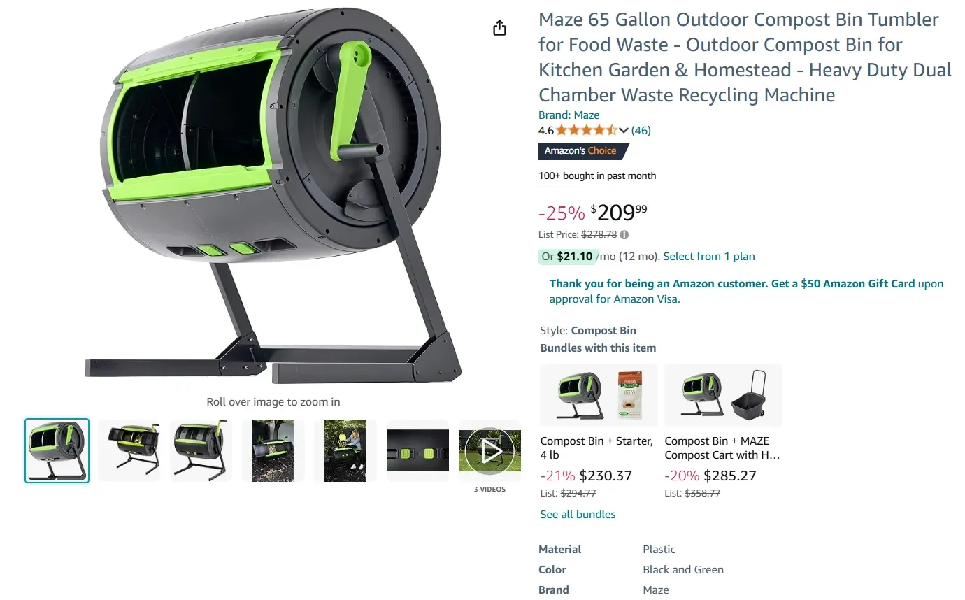 Review Analysis of Amazon’s Hottest Selling Compost Making Machines in ...