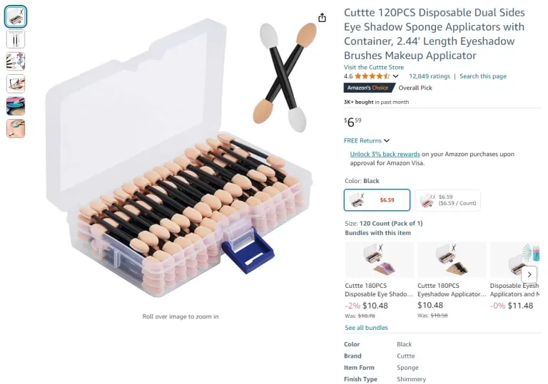 Review Analysis of Amazon’s Hottest Selling Eye Shadow Applicators in ...