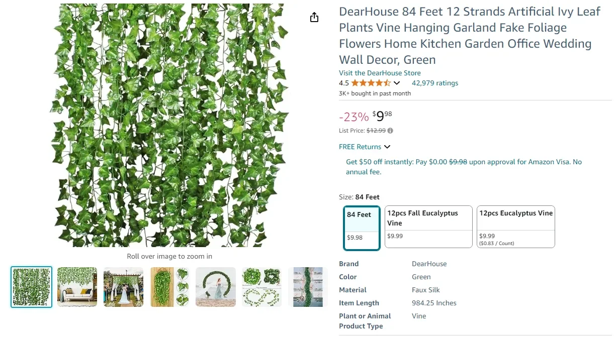 Review Analysis of Amazon's Hottest Selling Artificial Plants ...