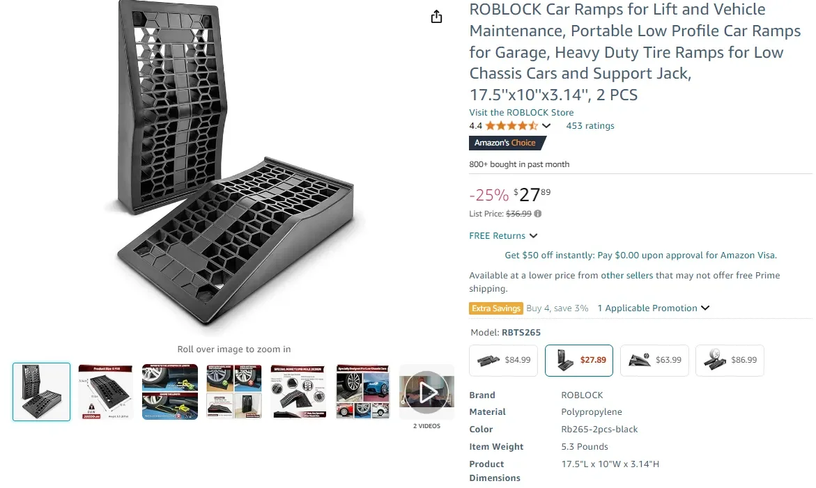 Review Analysis of Amazon’s Hottest Selling Car Ramps in the US