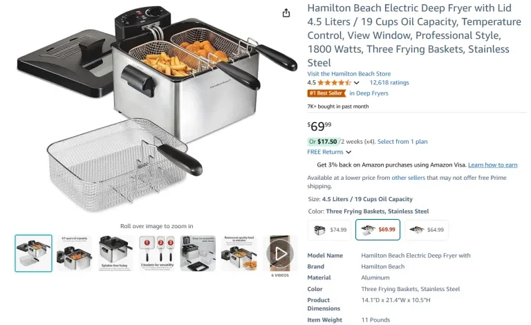 Review Analysis of Amazon’s Hottest Selling Electric Deep Fryers in the ...