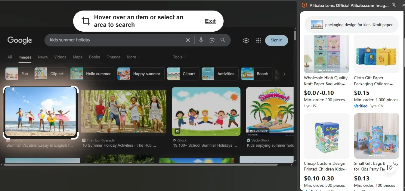 Alibaba Lens: Easy Comparison & Customization for Better B2B Sourcing