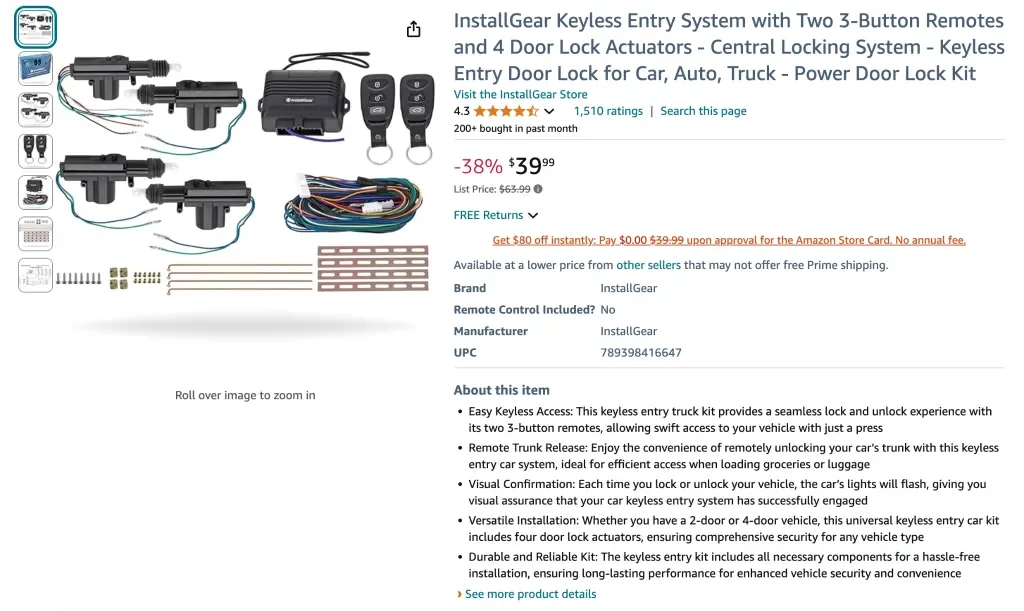 Review Analysis of Amazon’s Hottest Selling Automotive Door Locks in ...
