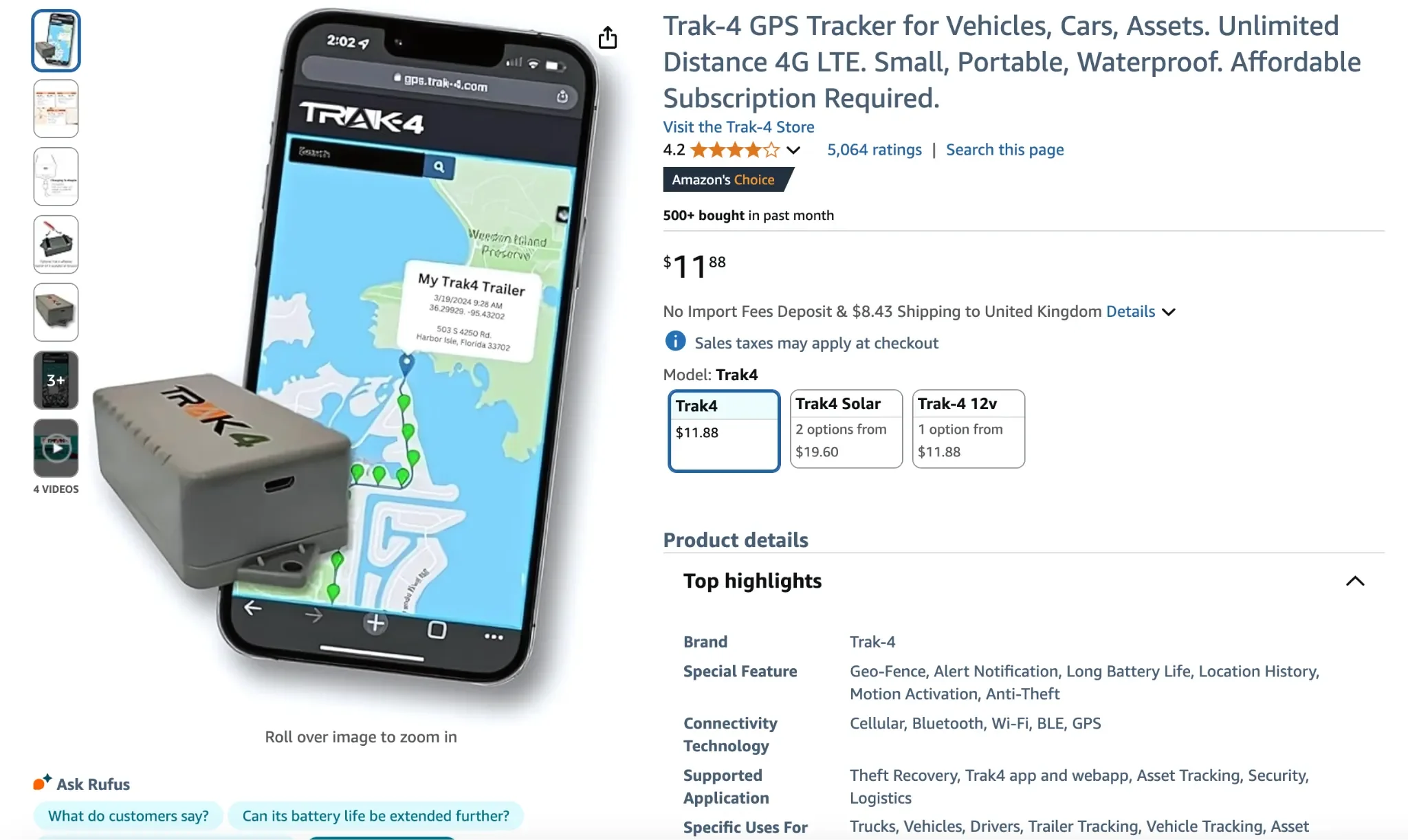 Review Analysis of Amazon's Hottest Selling GPS Trackers in the UK (2025)