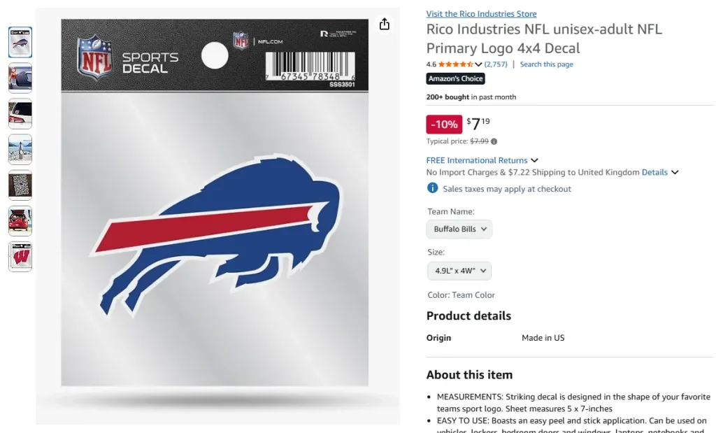 Review analysis of Amazon’s hottest selling car stickers in the UK in ...