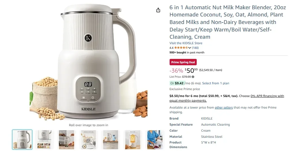 Review Analysis of Amazon’s Hottest-Selling Soybean Milk Machines in ...