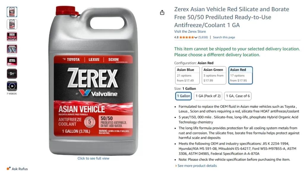 Review Analysis of Amazon’s Hottest Selling Antifreezes in the U.S.