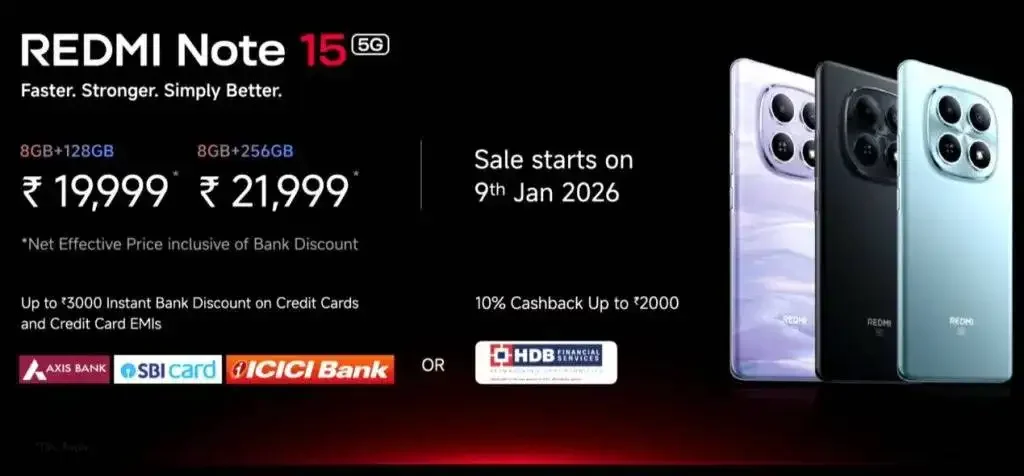 Redmi Note 15 5g: Xiaomi’s "108 Masterpixel" Gambit Is Finally Here